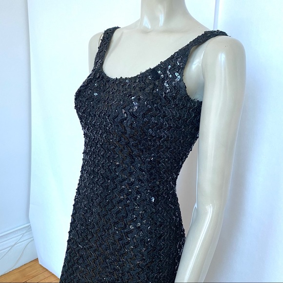 HAND MADE | Dresses | Vintage Sequence Beautiful Evening Dress | Poshmark
